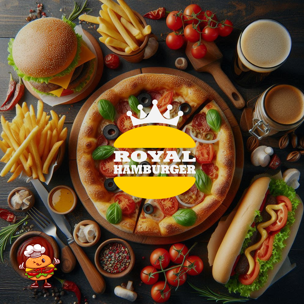 Спробуйте найсмачніші бургери | Royal Hamburger
